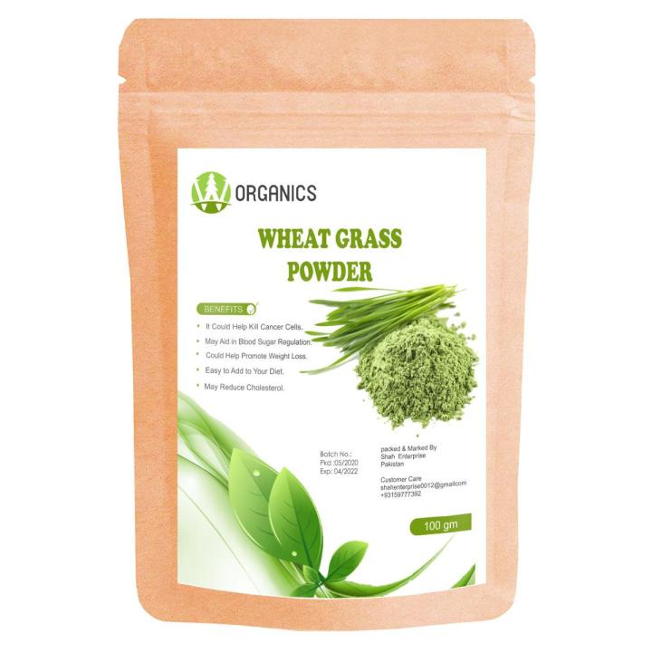 Pure Organic Wheat grass Powder 100 gm | Daraz.pk