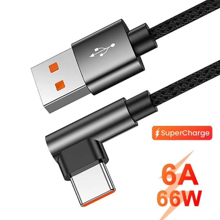 Fast Charging Line USB C to USB Type C Cable Quick Charge 4.0 Right ...
