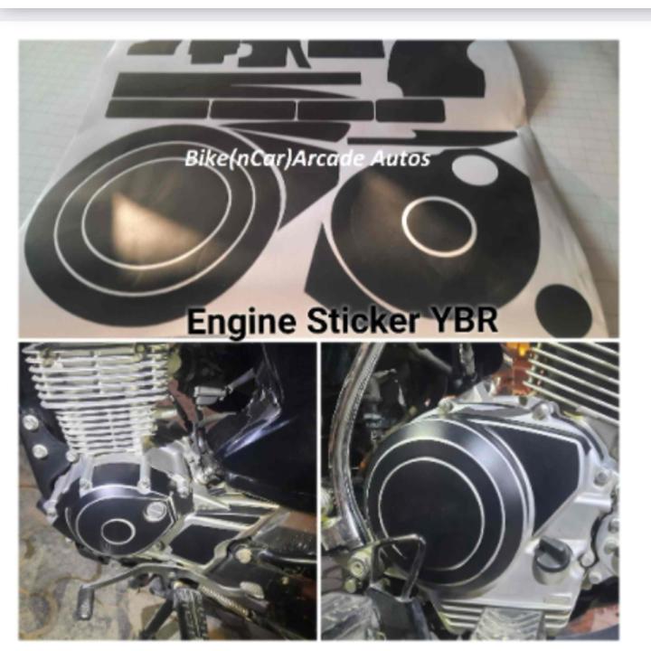 Engine Sticker Kit Ybr 125cc Yamaha Engine Protection Film Pvc Vinyl ...