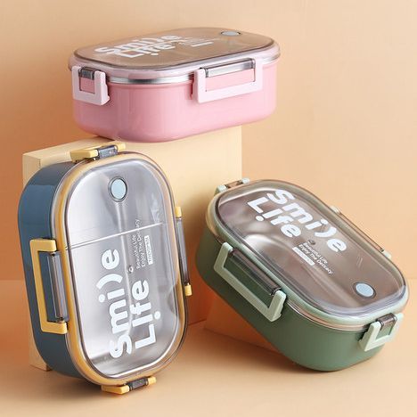 High-quality stainless steel lunch box – durable, leakproof, food-safe ...