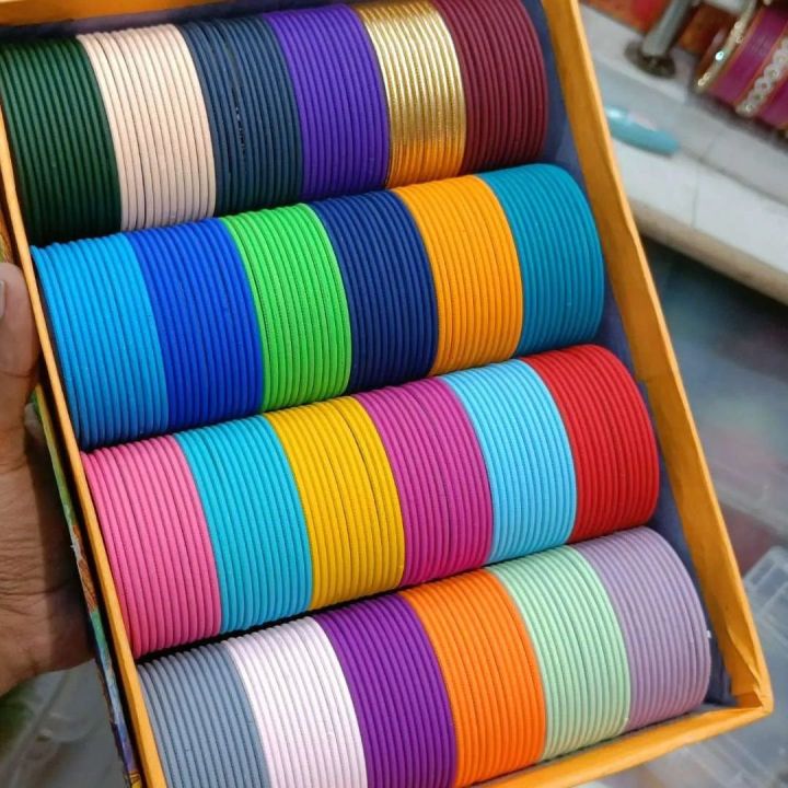velvet bangles for girls set, (1 dozen ) velvet bangles for girls ...