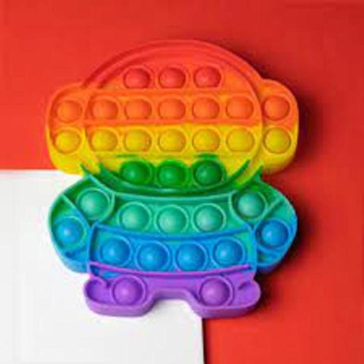 KK Pop it Fidget Game "SPACEMAN RAINBOW Shape"-Fine and smart Quality ...