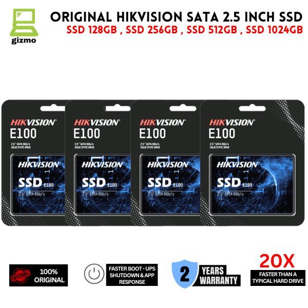 Hikvision / Hiksemi SSD SATA SSD 128 / 256 / 512 / 1024 GB E100 SATA 2 ...