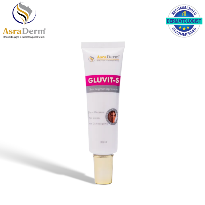 Gluvit-S Glutathione Skin Brightening Cream 30gm - For Men & Women ...