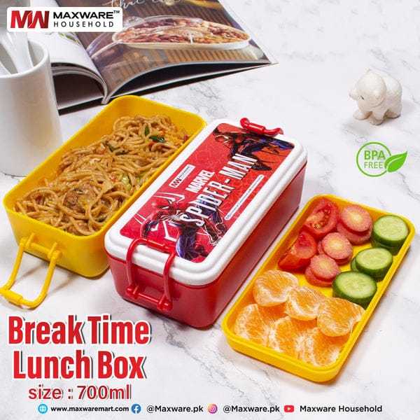 Break Time Lunch Box | Compact & Leak-Proof Tiffin Box for Snacks ...
