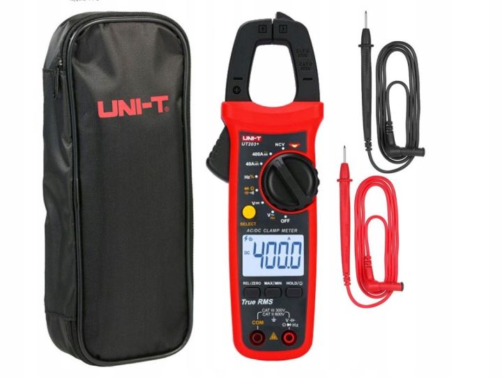 UNI T 203+ Digital Clamp Meter 100% Original AC/DC Upgraded Model UT 203 Plus Digital Clamp ...