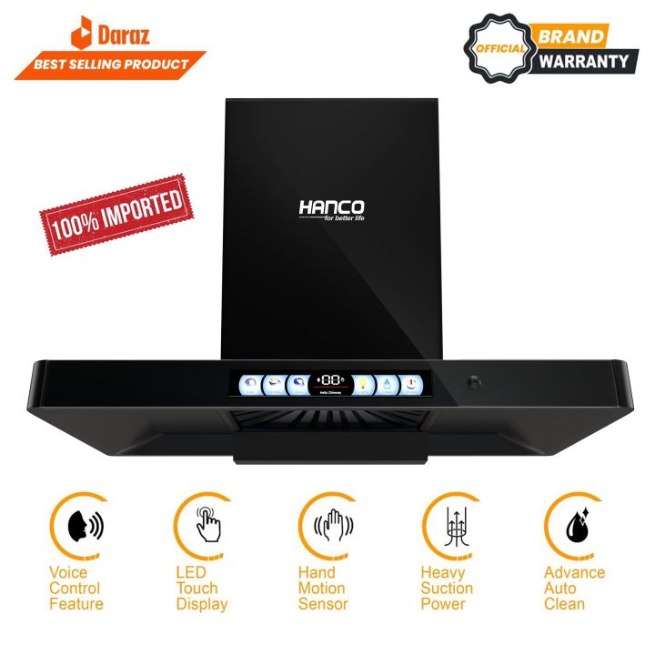 Hanco Herculean Hood (T-Shape) Model T-444 Smart Voice Control ...