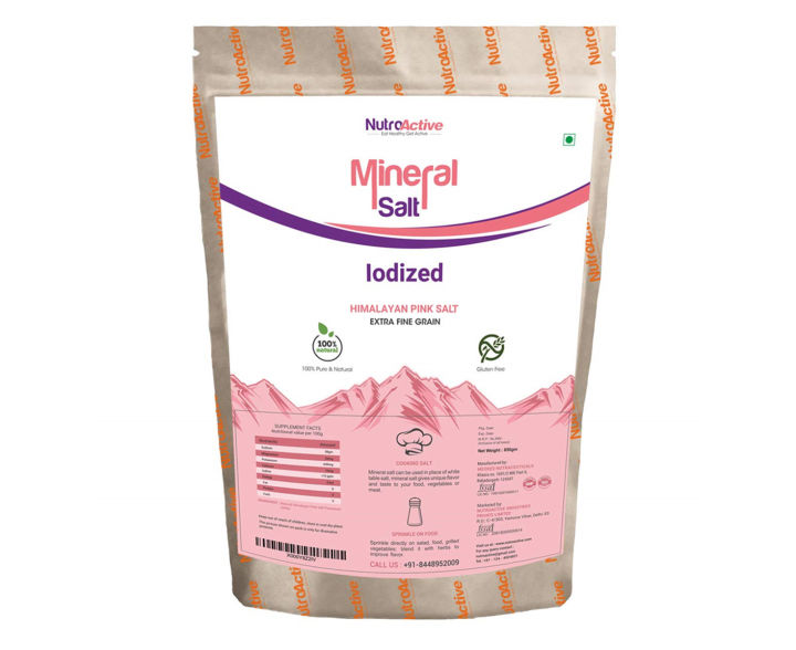 MineralSalt Iodized Himalayan Pink Salt 850g | Daraz.pk