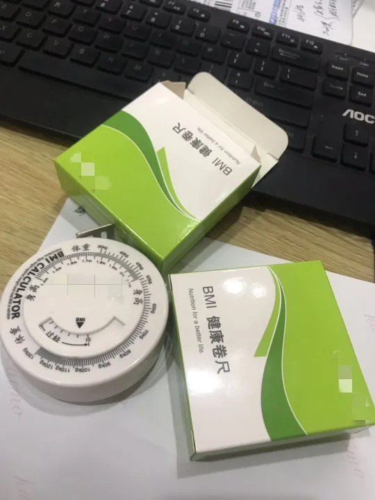 Dual-function bmi waist ruler health ruler automatic retractable ...