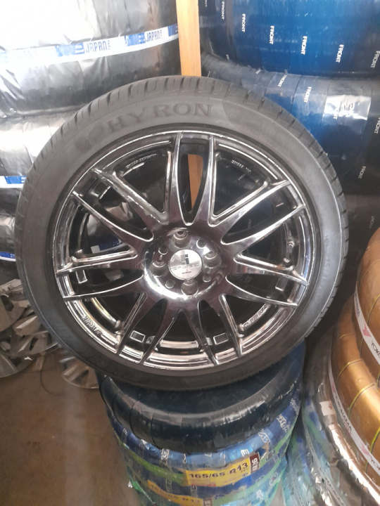 ORIGINAL JAPANESE LOW PROFILE RIMS & TYRES | Daraz.pk