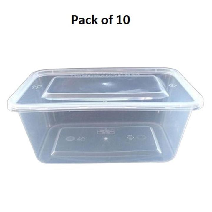 Pack of 10 - Disposable Plastic Boxes | Daraz.pk