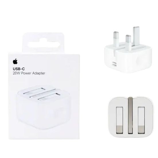 Apple 20W USB Type C Power Adapter 3 Pin Fast Charger Plug 100% ...