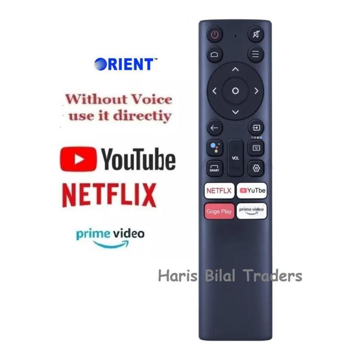 Orient Smart Led Tv Remote Control Without Voice With Youtube And Netflex