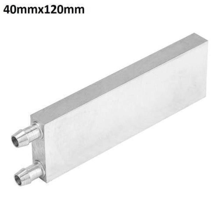Aluminium Water block Block 40mm X 120mm For Liquid Water Cooler Heat ...