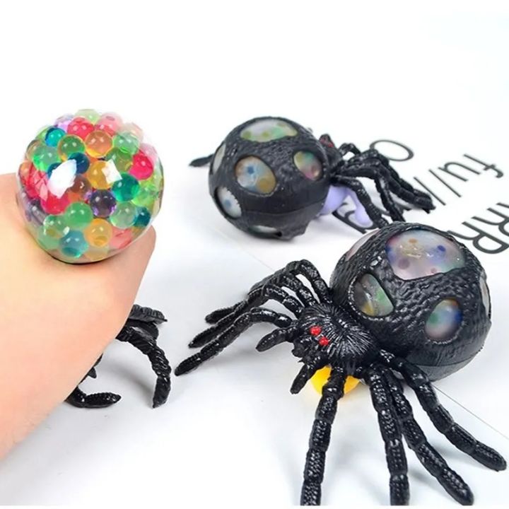 01pc Squishy Spider Toy Water Beads Squeeze Toy 1 Pack Spider Squishy ...
