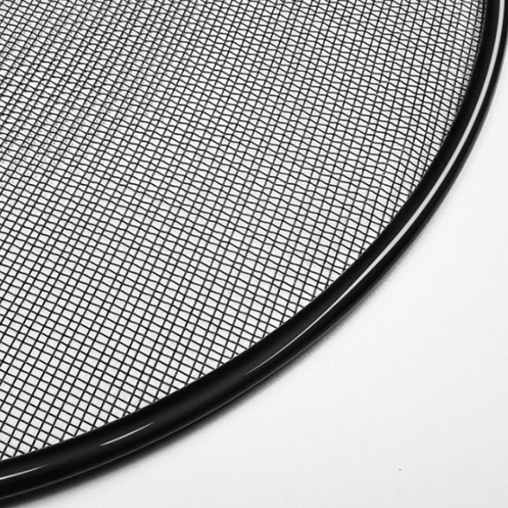 Black Splatter Screen Anti Grease Frying Pan Oil Splash Guard Lid Fine ...