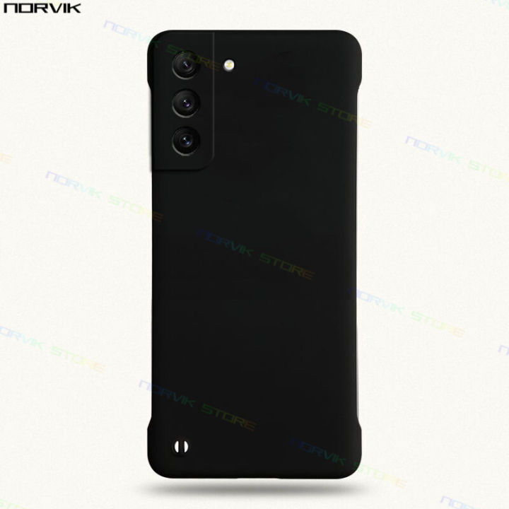 NORVIK Cute Frameless Black Hard Phone Case for Samsung Galaxy S23 S23 ...