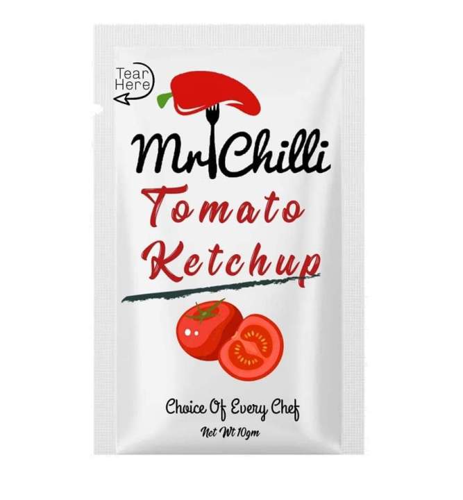 Mr Chilli Tomato Ketchup: Spice up Every Bite with 100 Packs of Intense ...