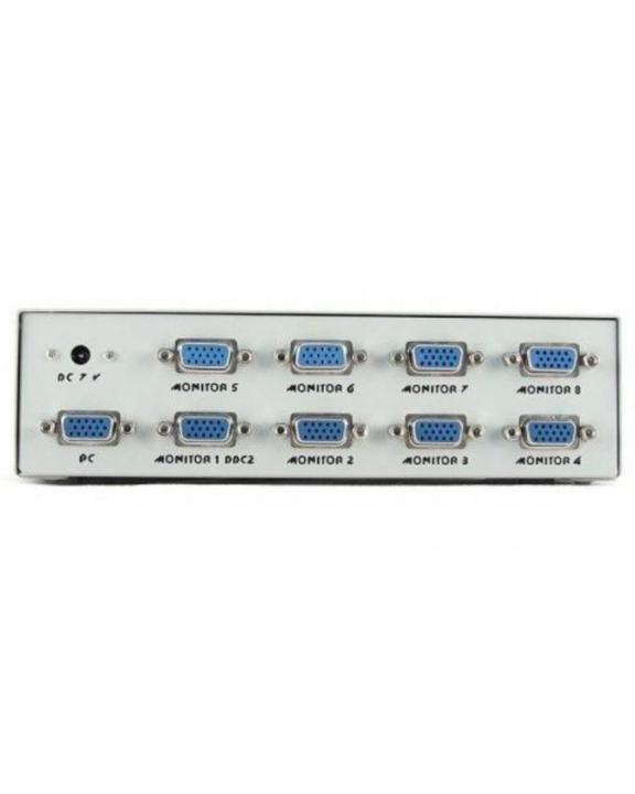 VGA Splitter 8 Port - 180 MHz - Silver | Daraz.pk