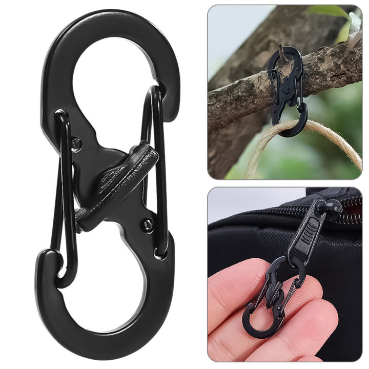 1/2/5Pcs Anti Theft Mountain Buckle Outdoor Camping/Climbing Backpack ...