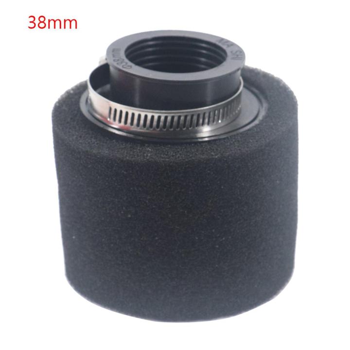 black straight 38mm- stright and Bend Elbow Neck Foam Air Filter Sponge ...