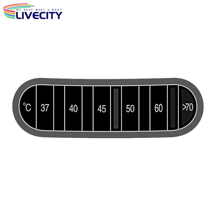 Thermometer Stickers Self Adhesive Stick On Thermometer Strips Color ...