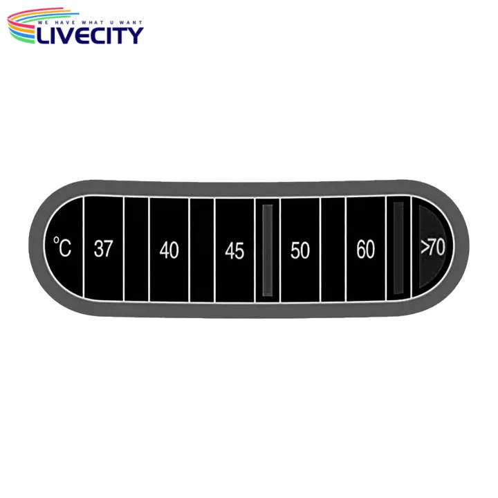 Thermometer Stickers Self Adhesive Stick On Thermometer Strips Color ...