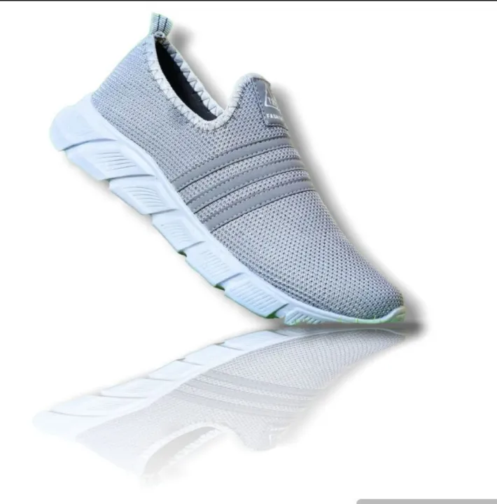Men's Casual Canvas Loafers | Slip-On Running & Gym Shoes | Fashion ...