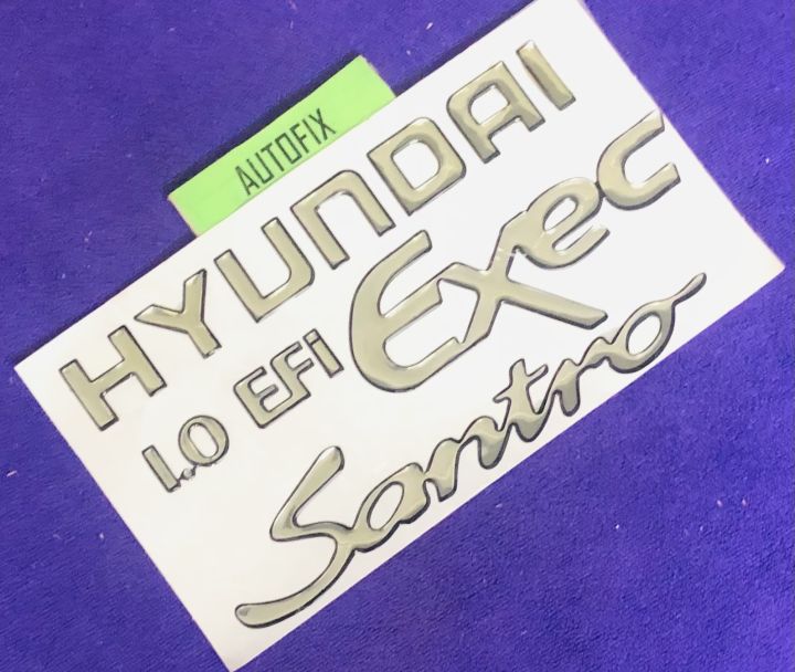 Hyundai Santro Exec rear pvc Sticker kit 01 Set | Daraz.pk