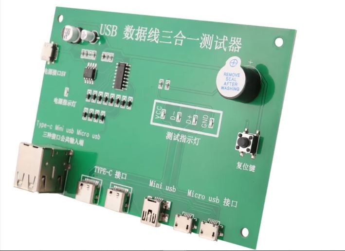 USB Cable Tester, Data Wire Test Fixture Precise Type-C/Mini USB/Micro ...