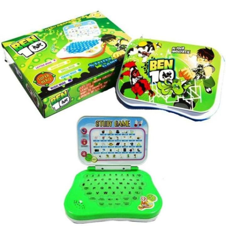 Kids Mini Laptop English Learner Study Game Computer Notebook Toy Ben ...