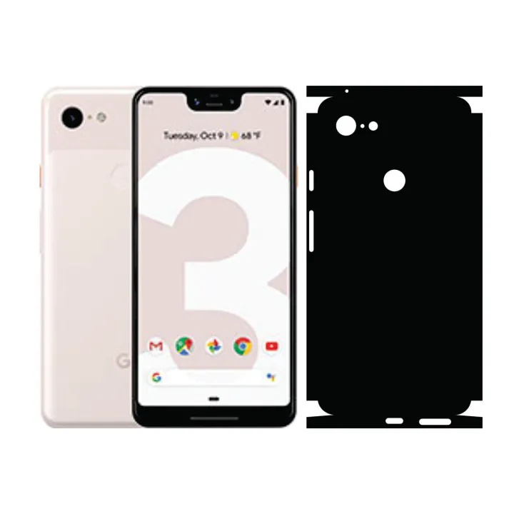 Google Pixel 3 XL Back (360) Sheet Anti-stain Wrap Cover Full Coverage ...