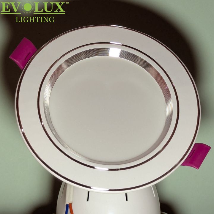 12 Watt SMD Downlight Spotlight Eye Comfort Warm White AC 220 Volt 3 Inch Base High CRI Flicker ...