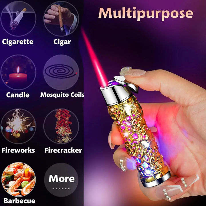 New Permanent Match Lighter, Flint Fire Starter Keychain Metal ...