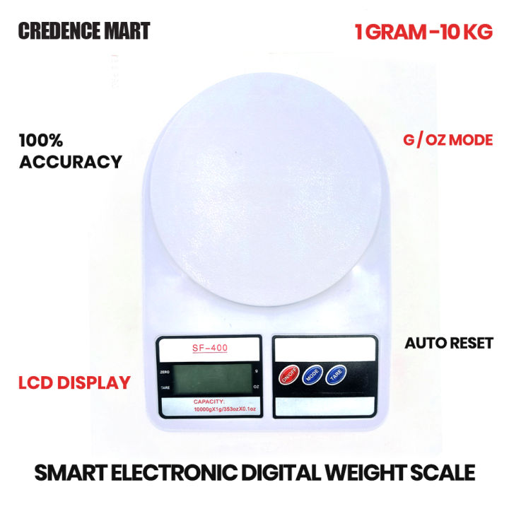 CM ELECTRONIC WEIGHT SCALE – 1 GRAM TO 10 KG – LIGHTWEIGHT – 100% ...