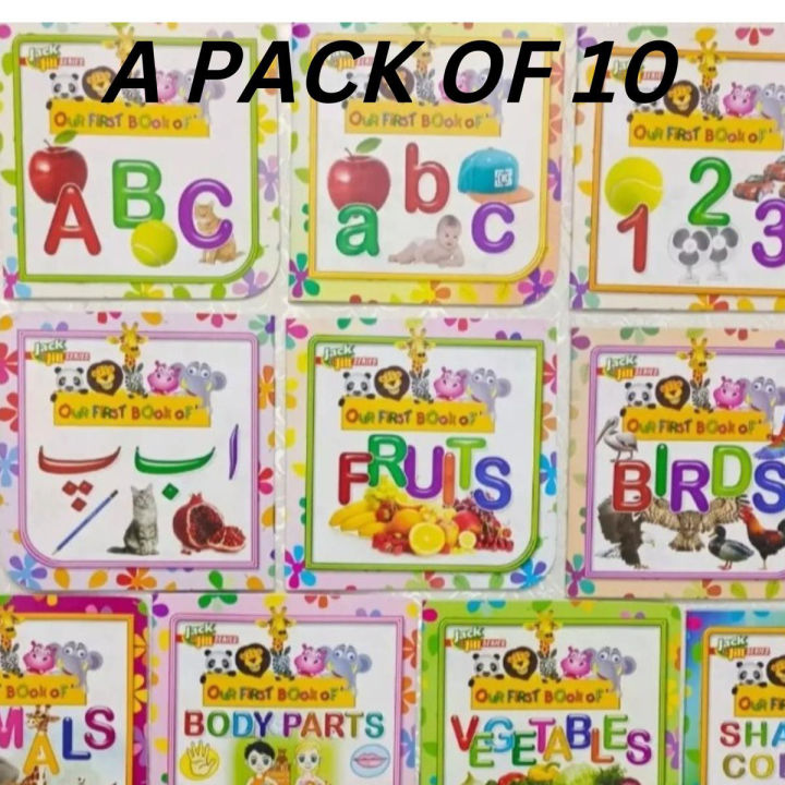 Pack Of 10 Pre School Books For Your Kids - Kids Books For Early ...