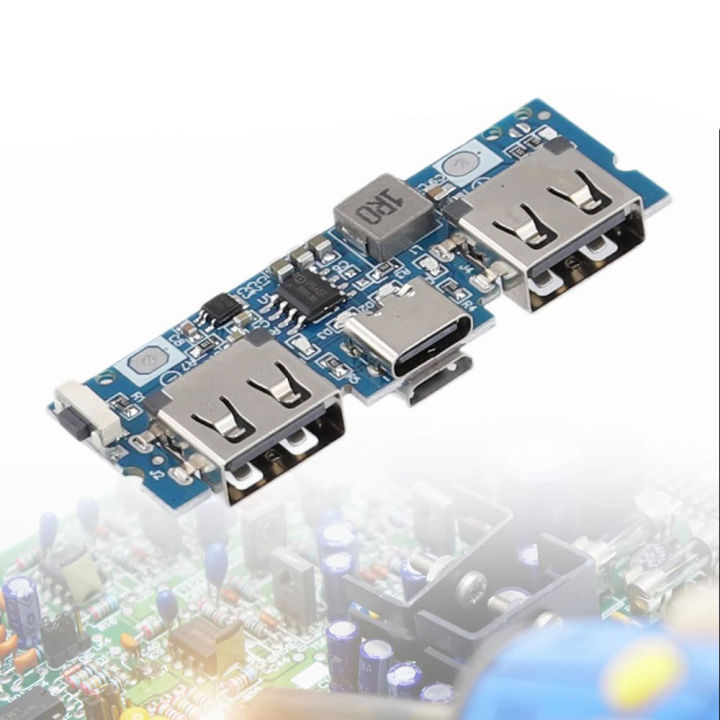 5V 2.4A Micro/Type-C USB 18650 Charging Module Mobile Power Bank ...