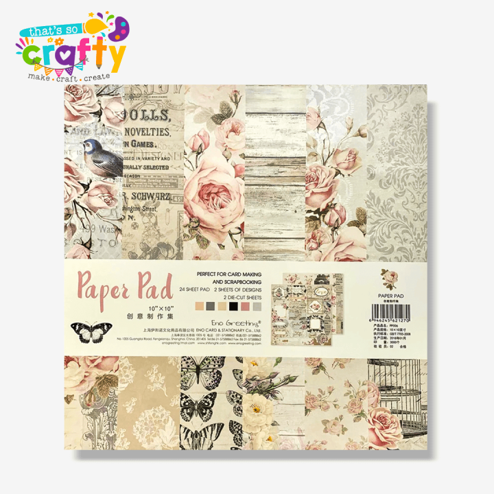 Design Paper Pack Scrapbook Papers Patterned Paper For Crafting 10x10 ...