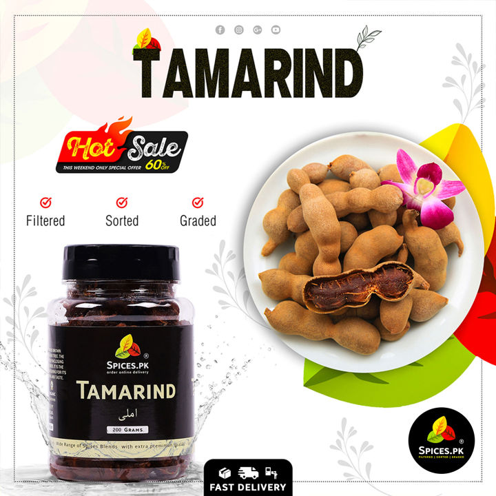 Tamarind / Imli / Organic Tamarind whole 200g | Daraz.pk