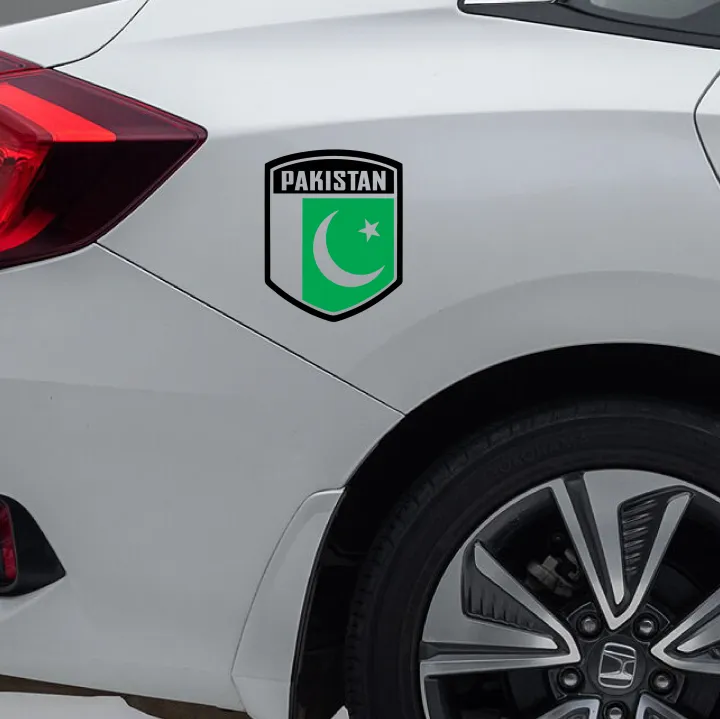 1Pc 14th August sticker | Pakistan flag sticker for car windcreen ...