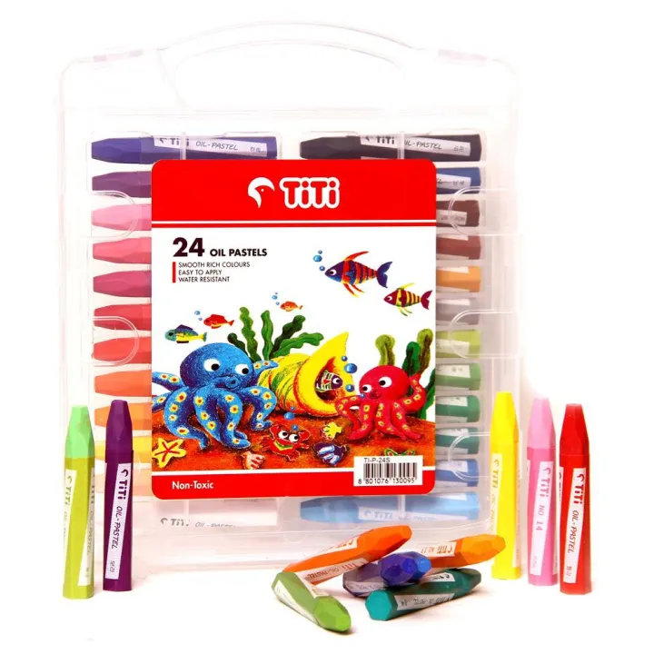 TiTi Color Oil Pastels Pack of 24 | Daraz.pk