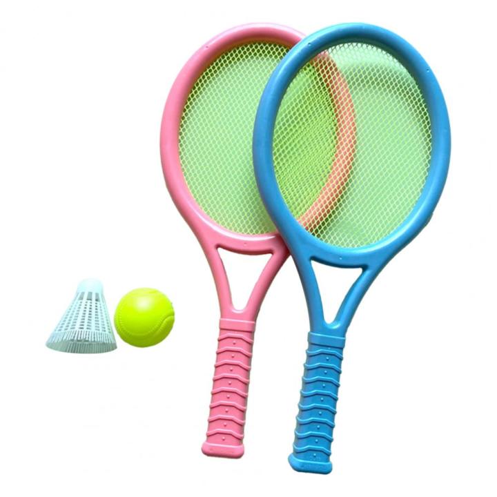 Pack Of 2 Large Plastic Racket Set With 2 Plastic Balls For Kids | Daraz.pk
