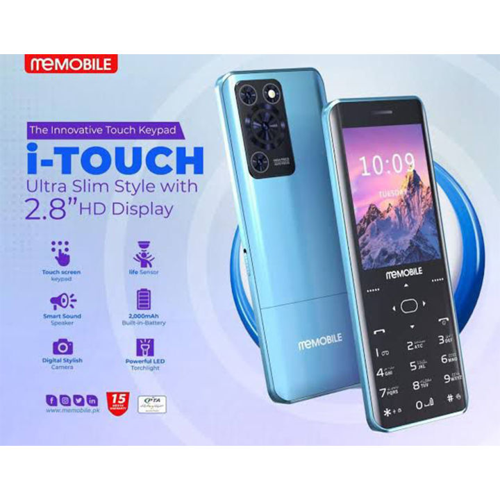 Memobile I touch Big LCD Touch screen Dual sim | Daraz.pk