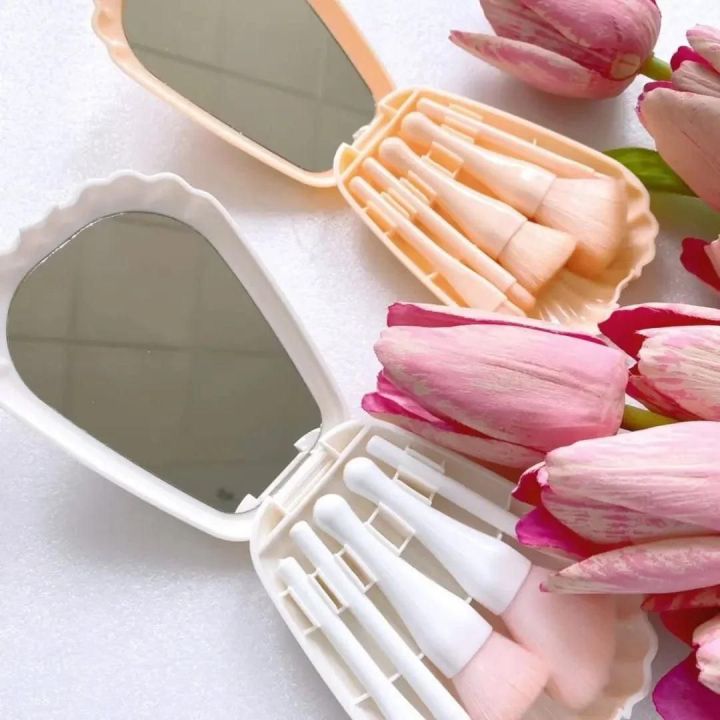 Shell Brush Set – Soft & Stylish Makeup Brushes for Flawless ...