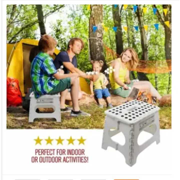 Folding Plastic Kitchen Step Foot Stool - Adults/Kids | Daraz.pk