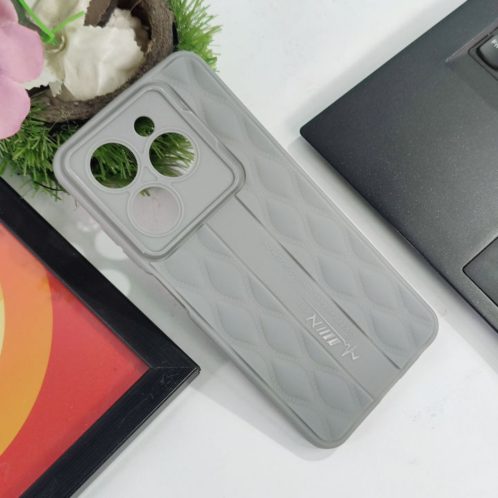 Itel P55 Cover New 3D Diamond Texture Design Soft border Case for Itel P55 | Daraz.pk