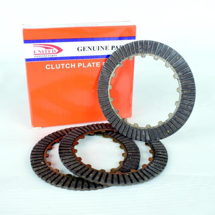 Clutch Plate Set for United 100cc Motorcycle | Clutch Friction Disc ...