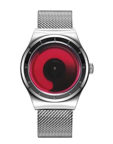 Digital Watch - For Men Spinner vortex Silver Red Unique concept latest ...