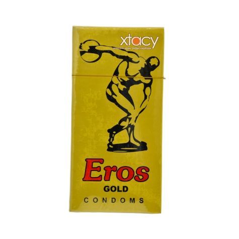 Xtacy Eros Gold Condom - 12 Pieces | Daraz.pk