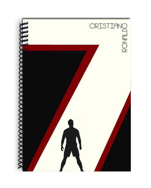 Notebook - A4 Size - Ronaldo 1 | Daraz.pk